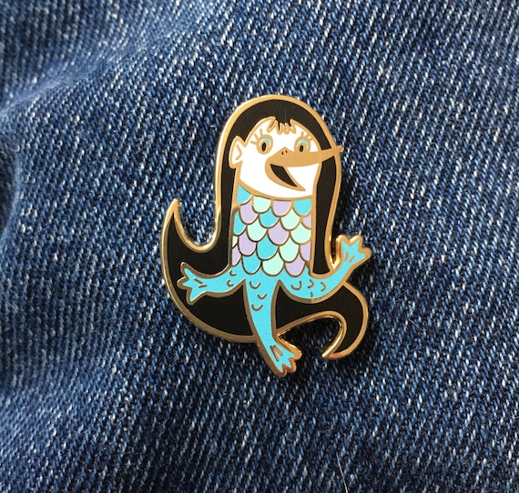 Amabie Yokai Enamel Pin | Etsy