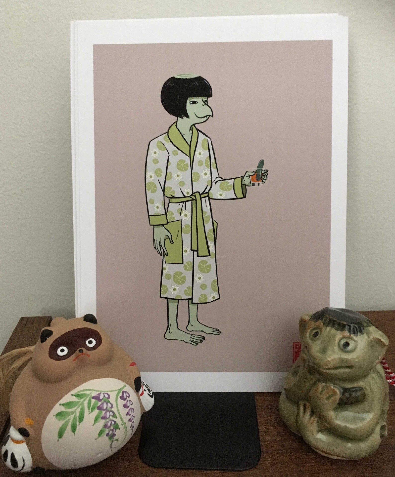 Modern Yokai Print Kappa - Etsy
