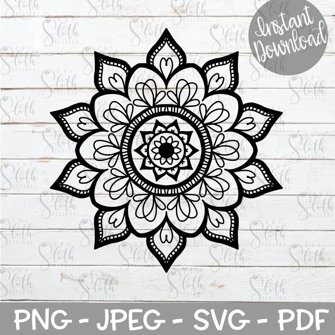 Mandala SVG, Mandala, SVG File, PNG File, Svg Cut File for Cutting ...