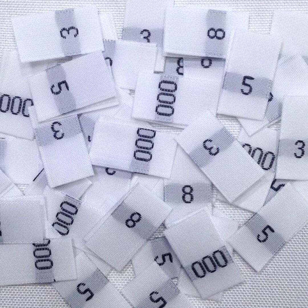 Woven Size Tags 20 Pack Size Tags for Handmade Clothes - Etsy Australia