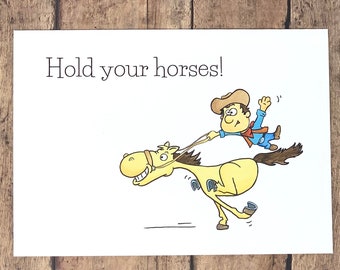 Horse Retirement Card | Etsy