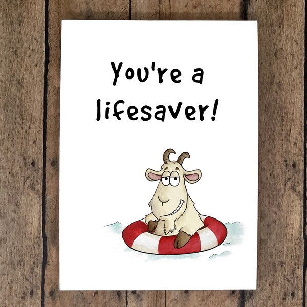 Lifesaver Thank You - Etsy