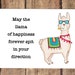 Funny Greeting Card Llama of Happiness - Etsy