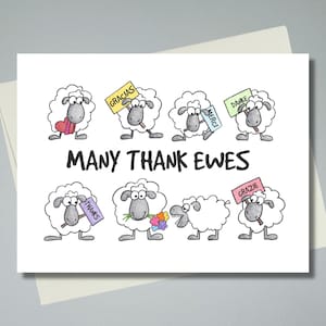 Manly Thank You Card - Etsy