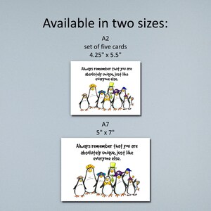 Funny Greeting Card - Unique Advice for the Penguin Lover! - Etsy