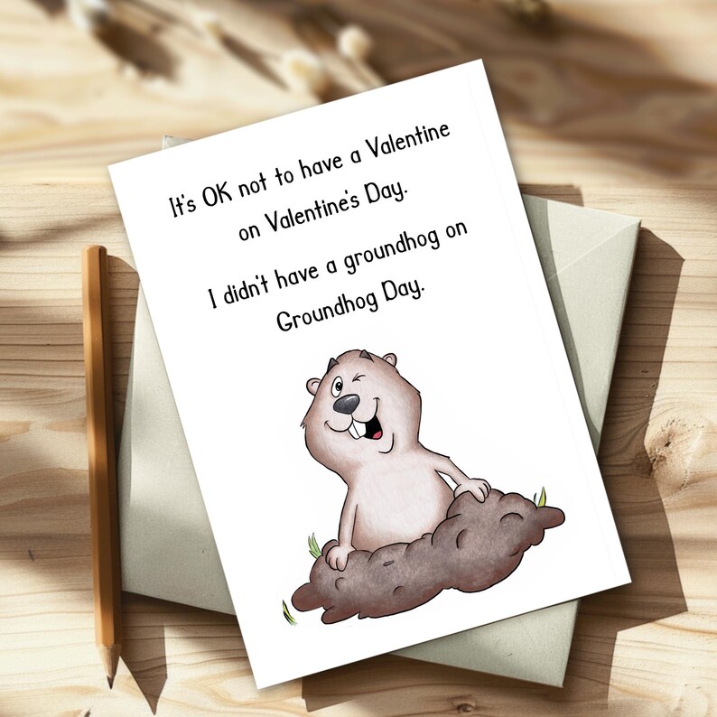 Funny Anti Valentine Card - It's OK Not to Have a Valentine on ...
