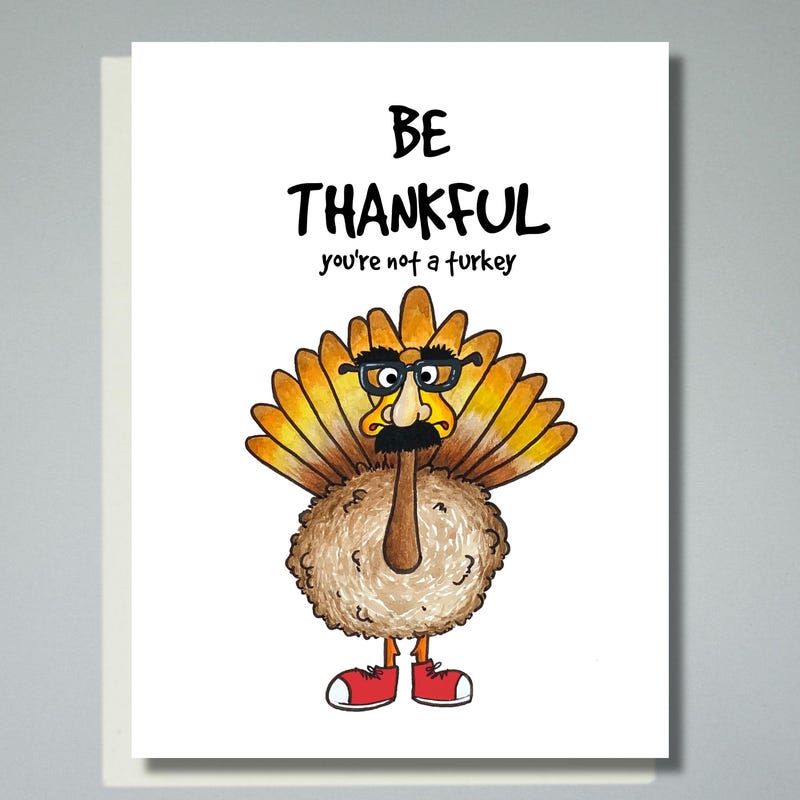 Funny Thanksgiving Cards - Etsy