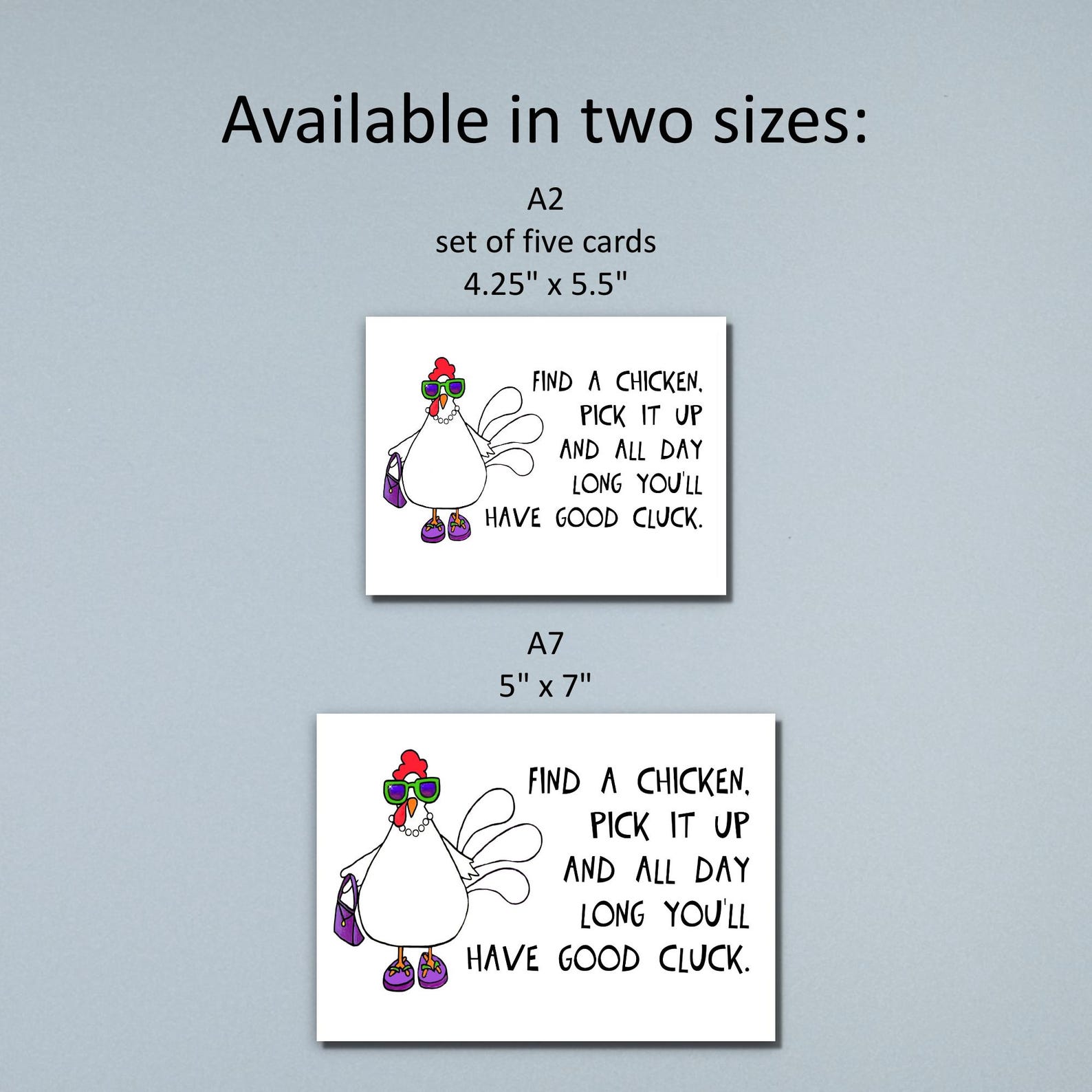Funny Greeting Card - Find a Chicken, Pick It Up, and All Day Long You ...