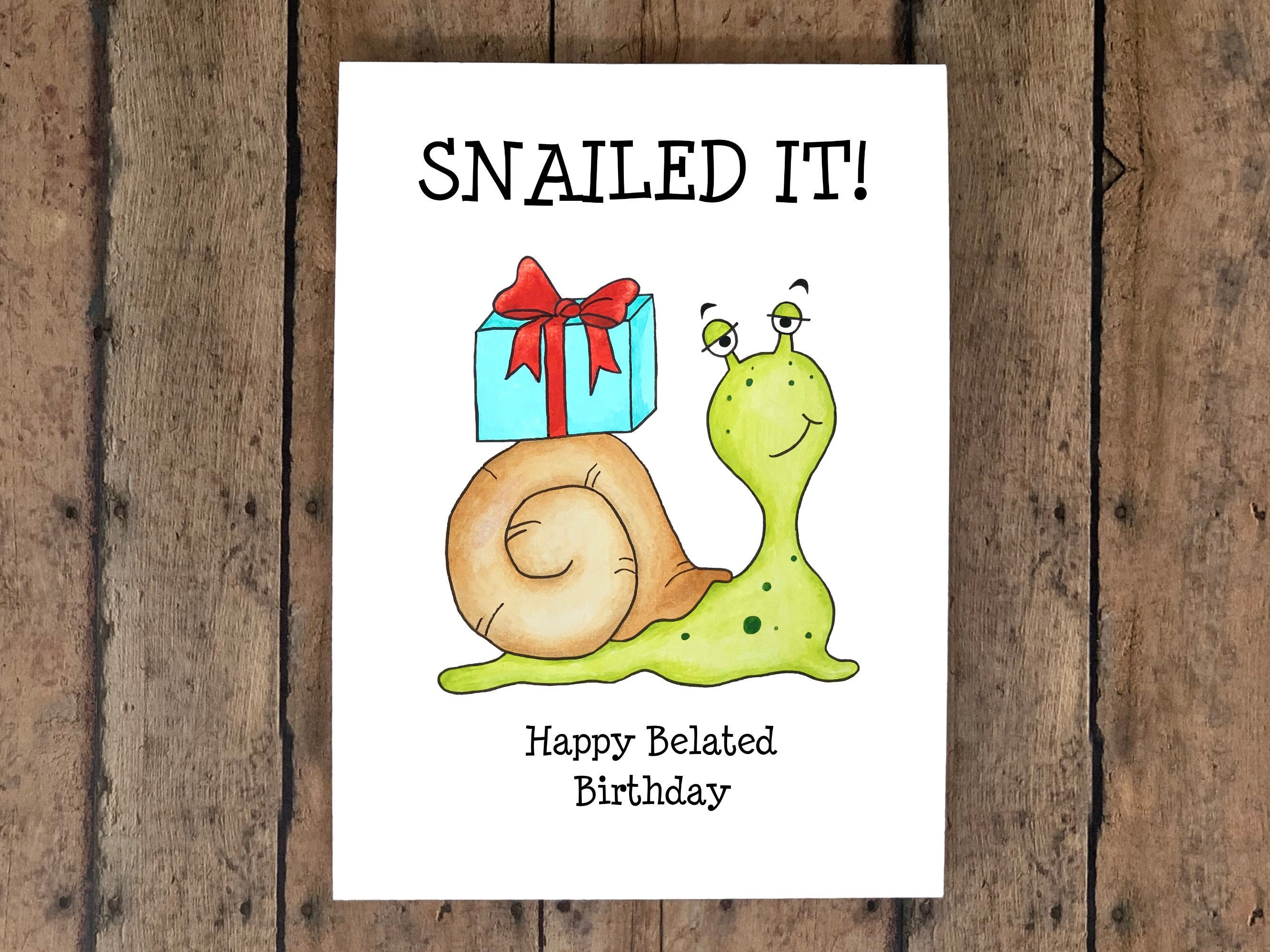 Happy Belated Birthday Funny Cartoon