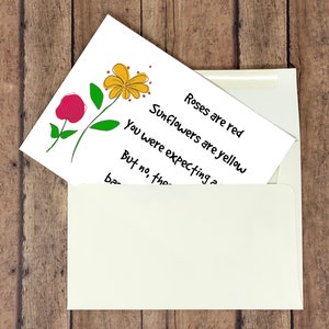 Funny Greeting Card Roses Are Red - Etsy