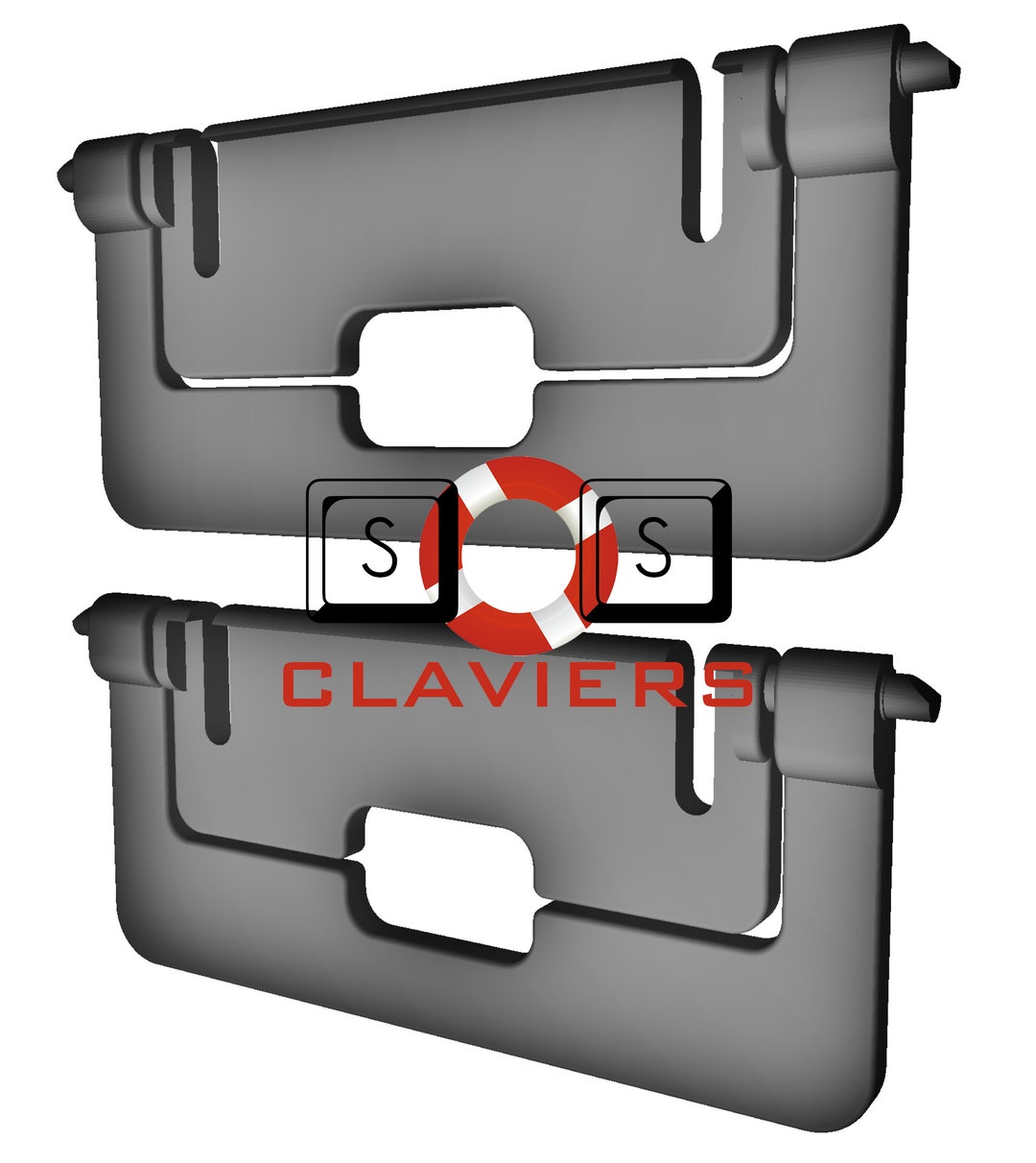 Saitek Cyborg V.7 Keyboard Spare Replacement Tilt / Foot / Stand / Leg ...