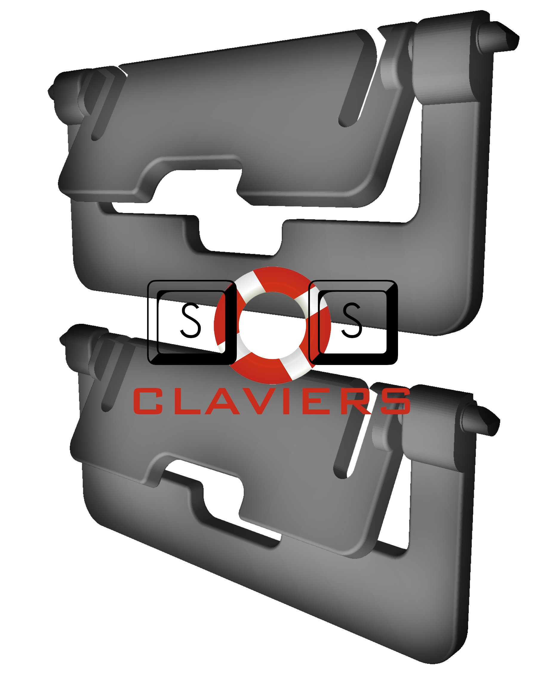 Mad Catz Cyborg V.7 Keyboard Spare Replacement Tilt / Foot / - Etsy