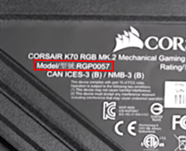 Corsair K70 MK.2 Keyboard Spare Replacement Tilt / Foot / - Etsy