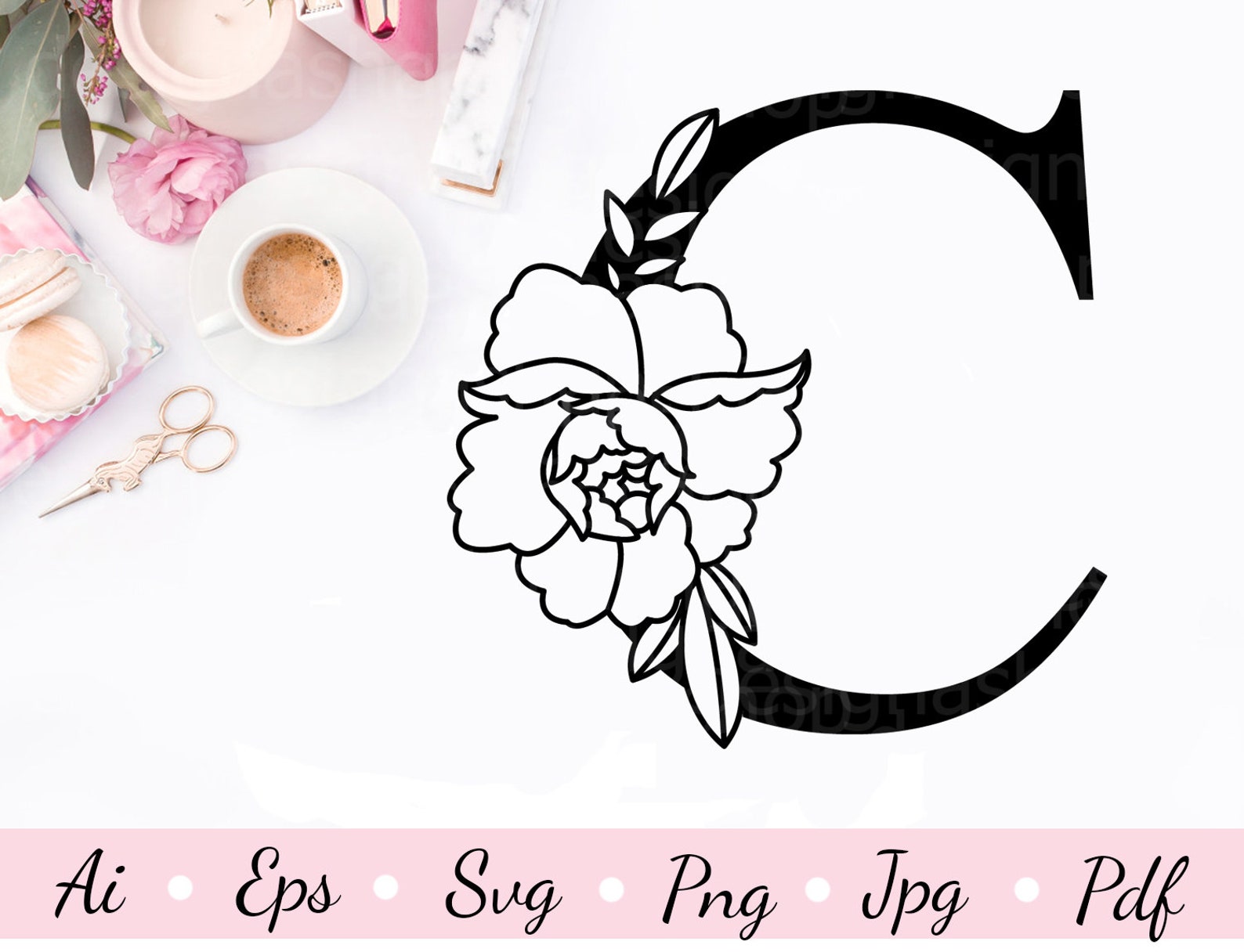 C Flowers Used To Fill In A Design at Maddison Cadman blog