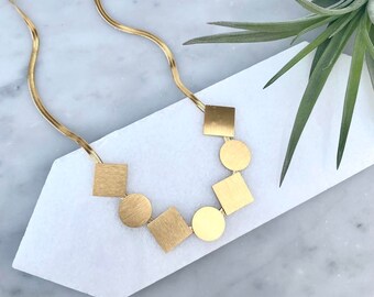 Gold Statement Necklace - Etsy