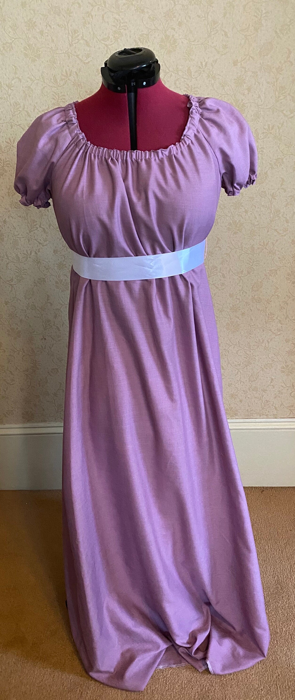 Emma Day Dress Lilac Cotton - Etsy