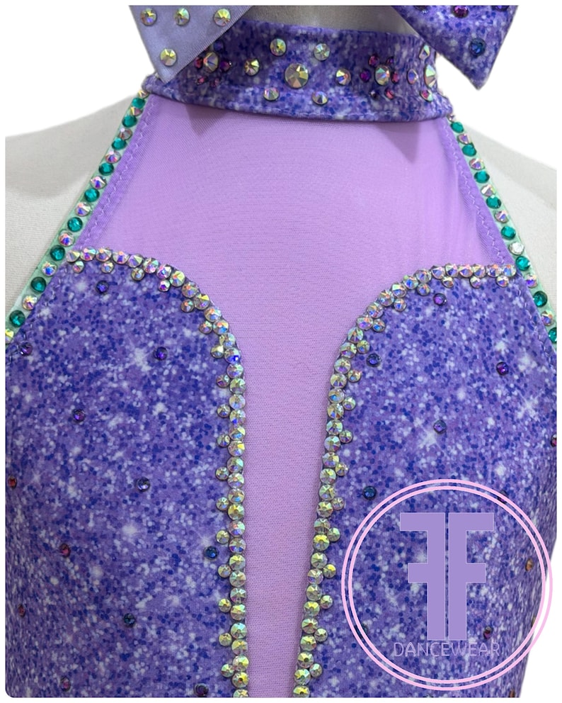 BESPOKE Mermaid Skirted Leotard Stoned Modern / Acro / Tap Dance ...