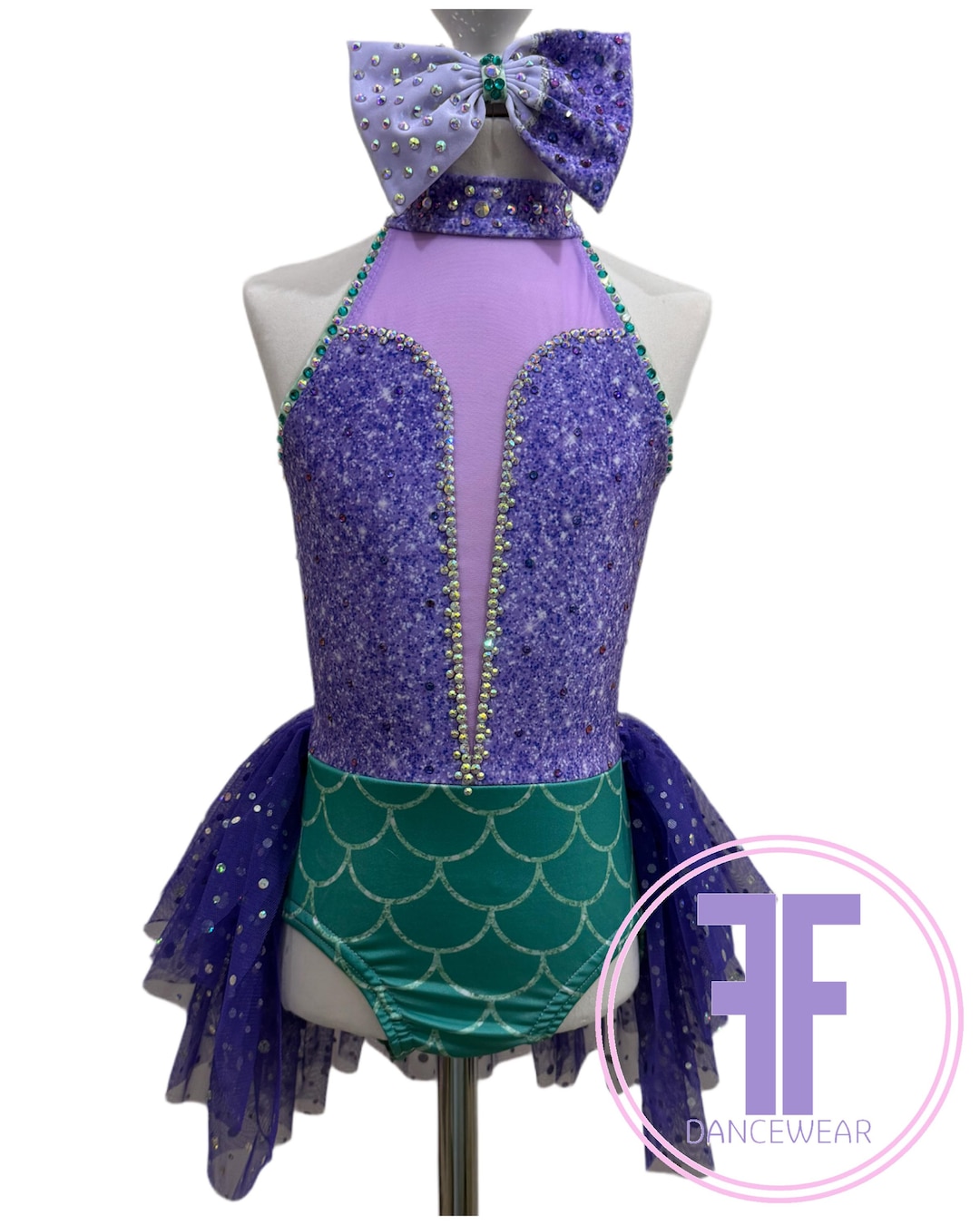 BESPOKE Mermaid Skirted Leotard Stoned Modern / Acro / Tap Dance ...