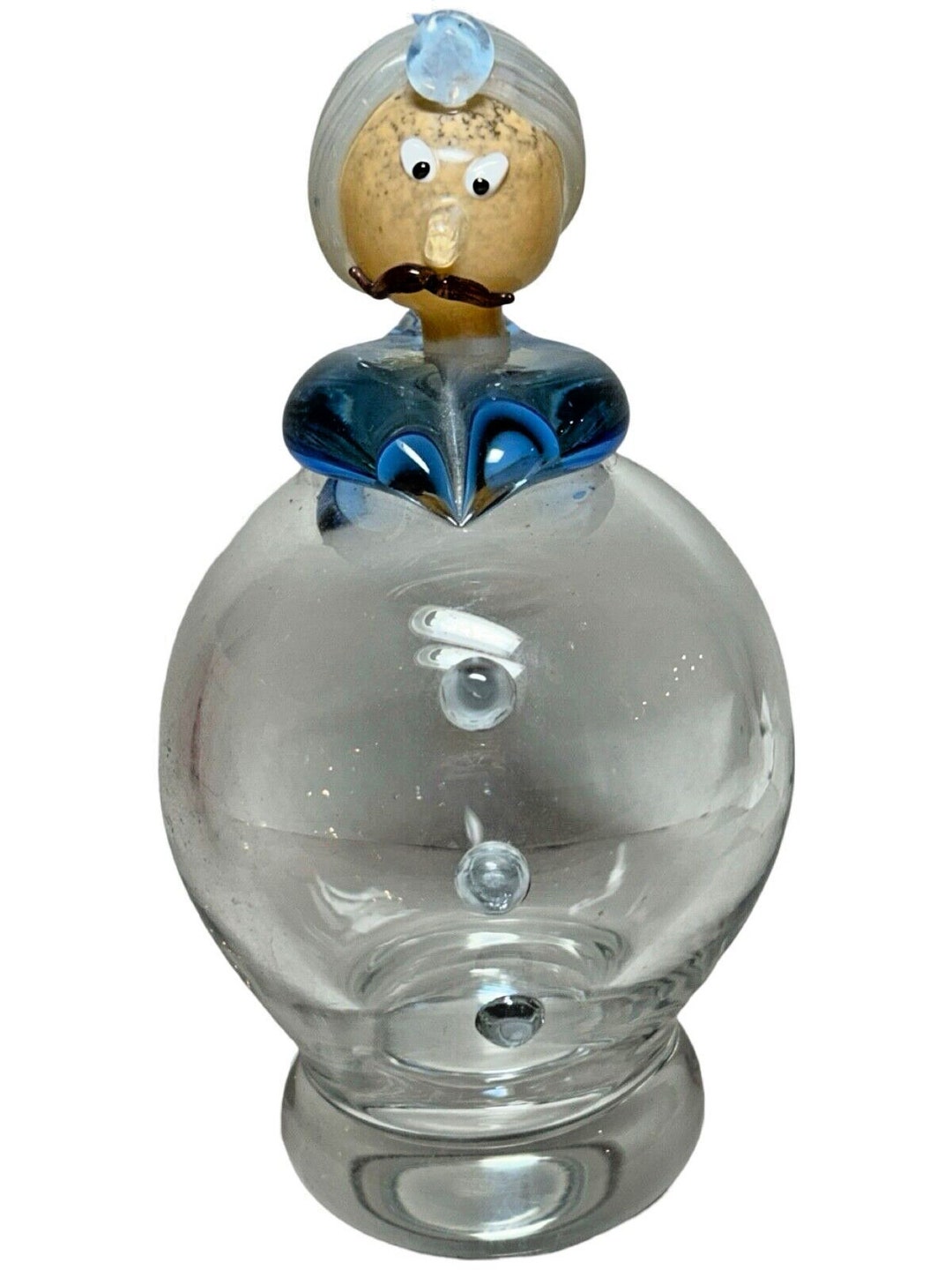 1950’s Murano Glass Decanter Genie Clown With Turban MCM - Etsy