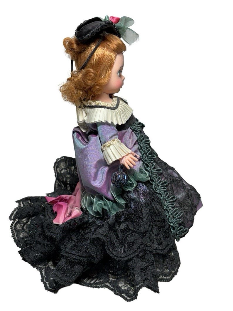 Madame Alexander 8" LITTLE MISS GODEY 1992 Club Doll W/ Tag No Box Red ...