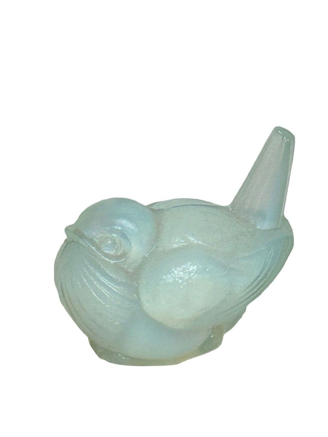 Sabino France Opalescent Art Glass Bird Chick Tail up 3 1/2 Excellent ...