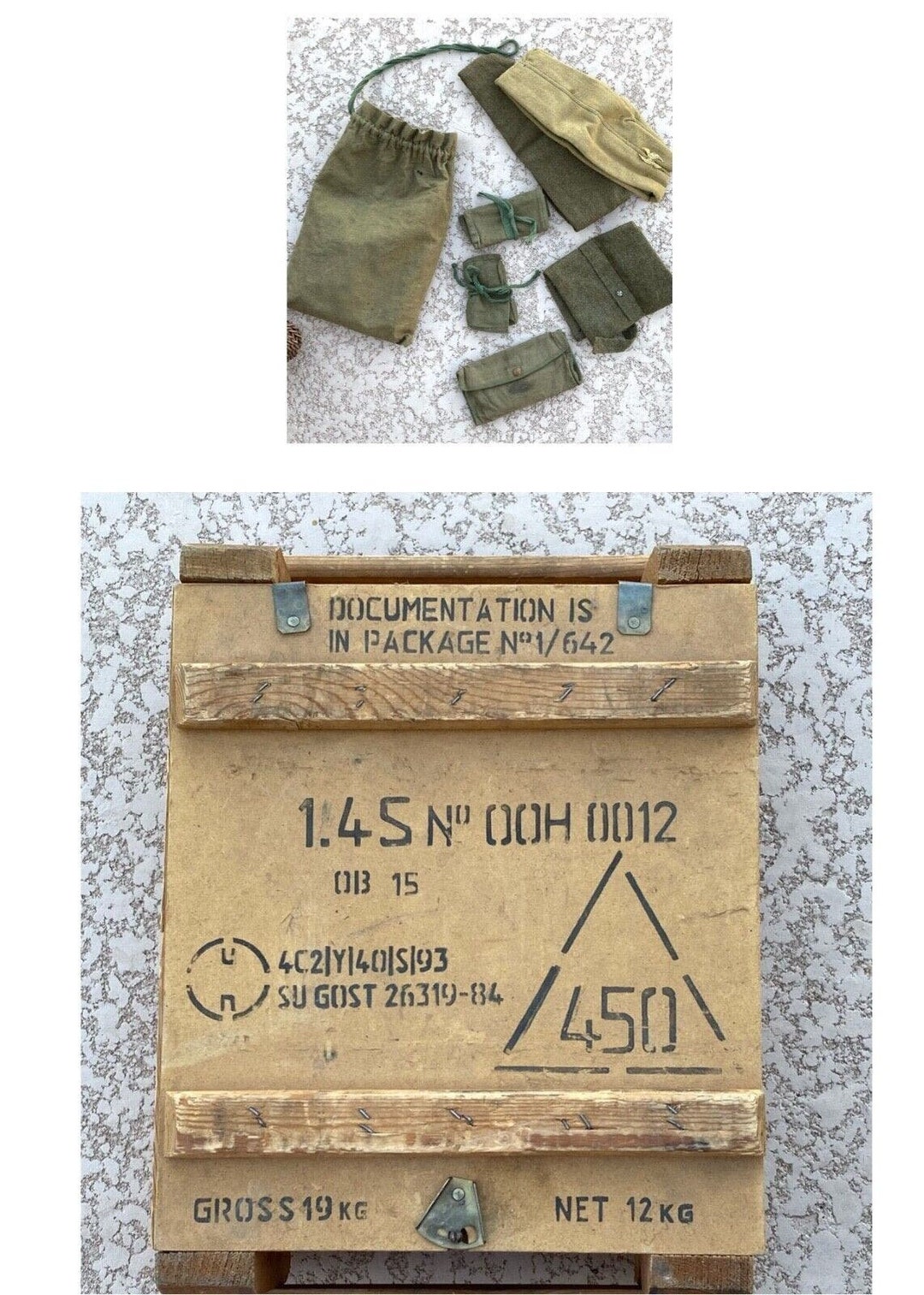 WW2 Ammo Box, Ditty Bag & Caps - Etsy