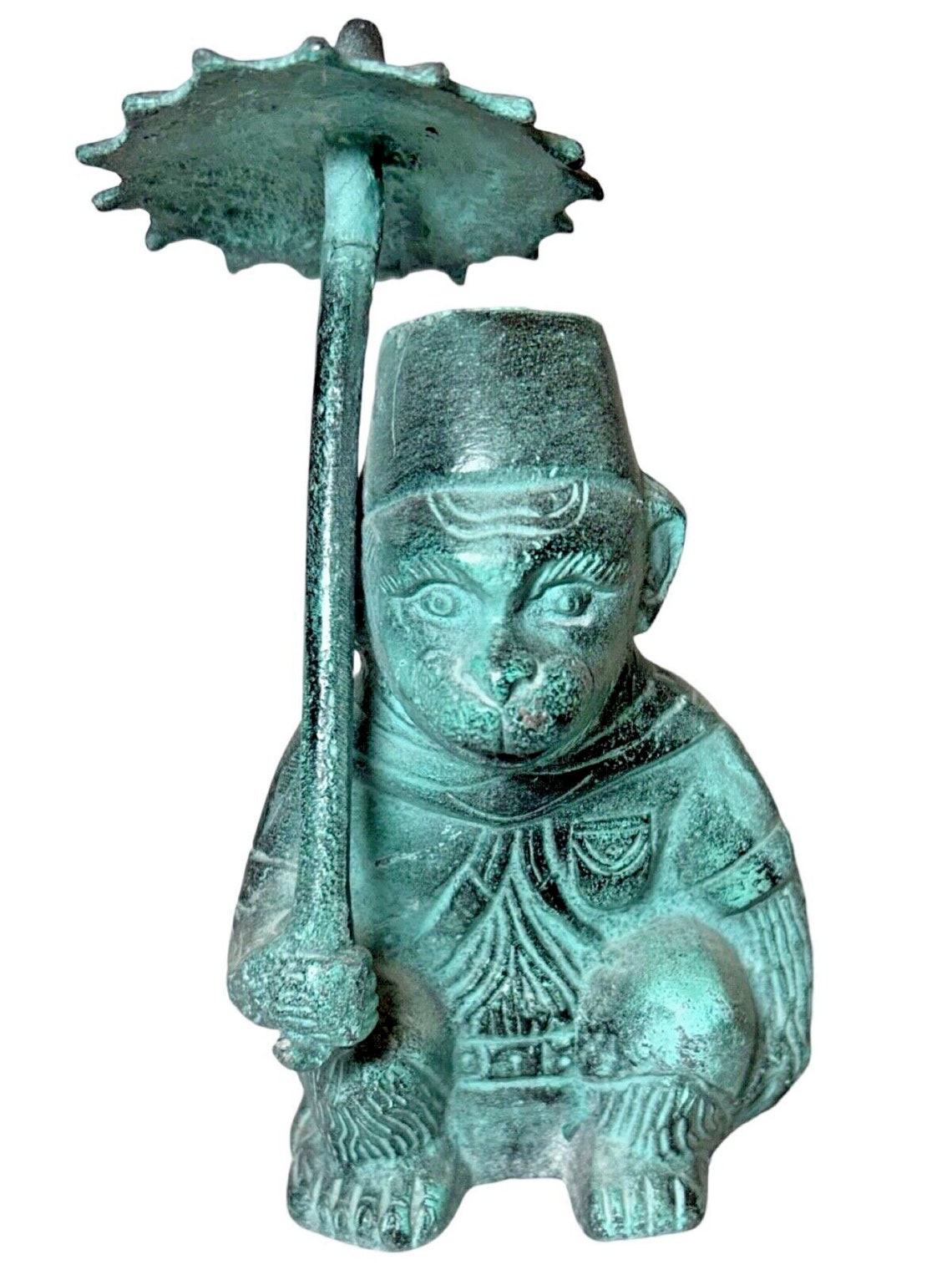 1920's/30's Moroccan Style Bronze Monkey With a Fez & Parasol - Etsy