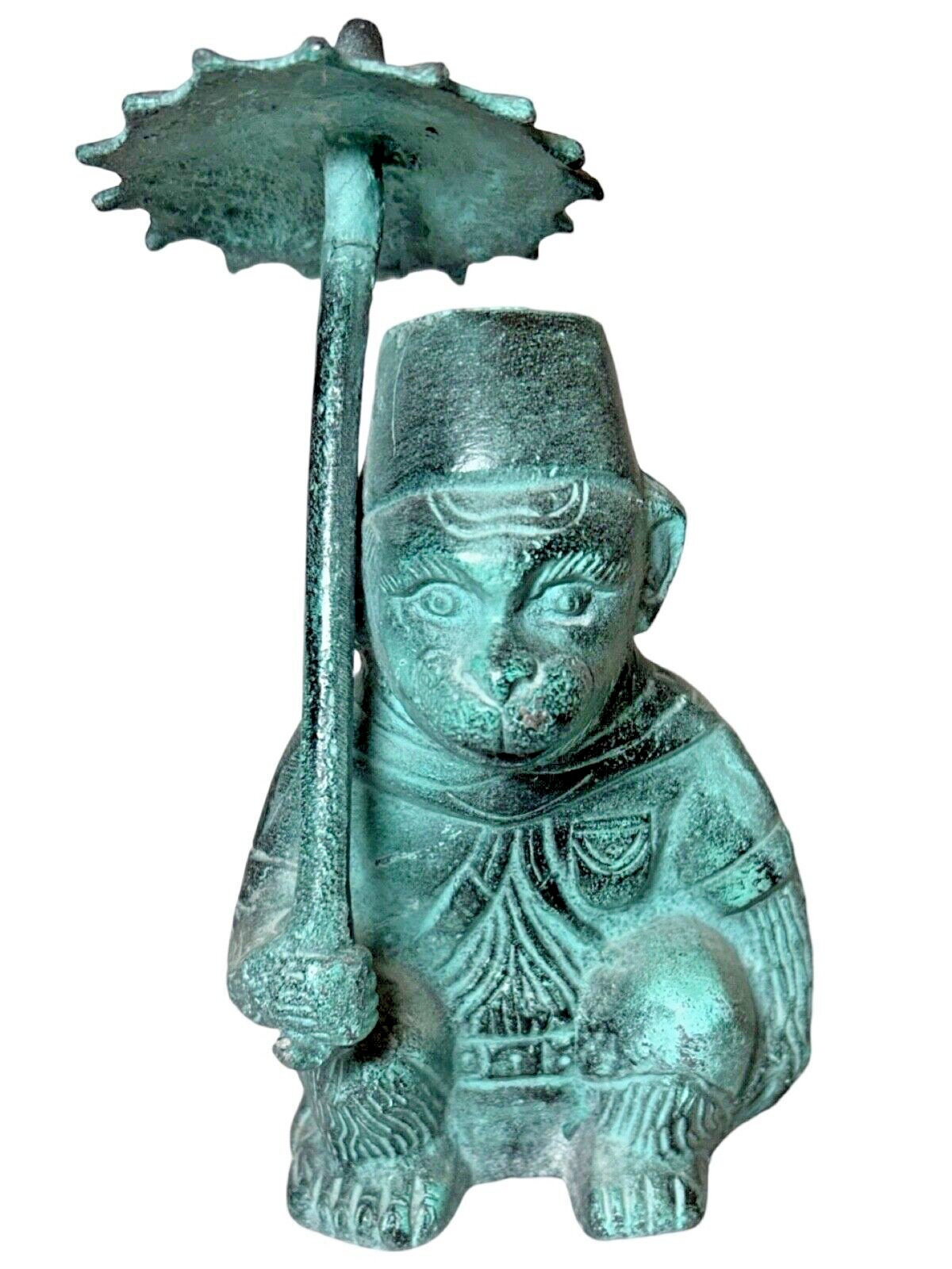 1920's/30's Moroccan Style Bronze Monkey With a Fez & Parasol - Etsy