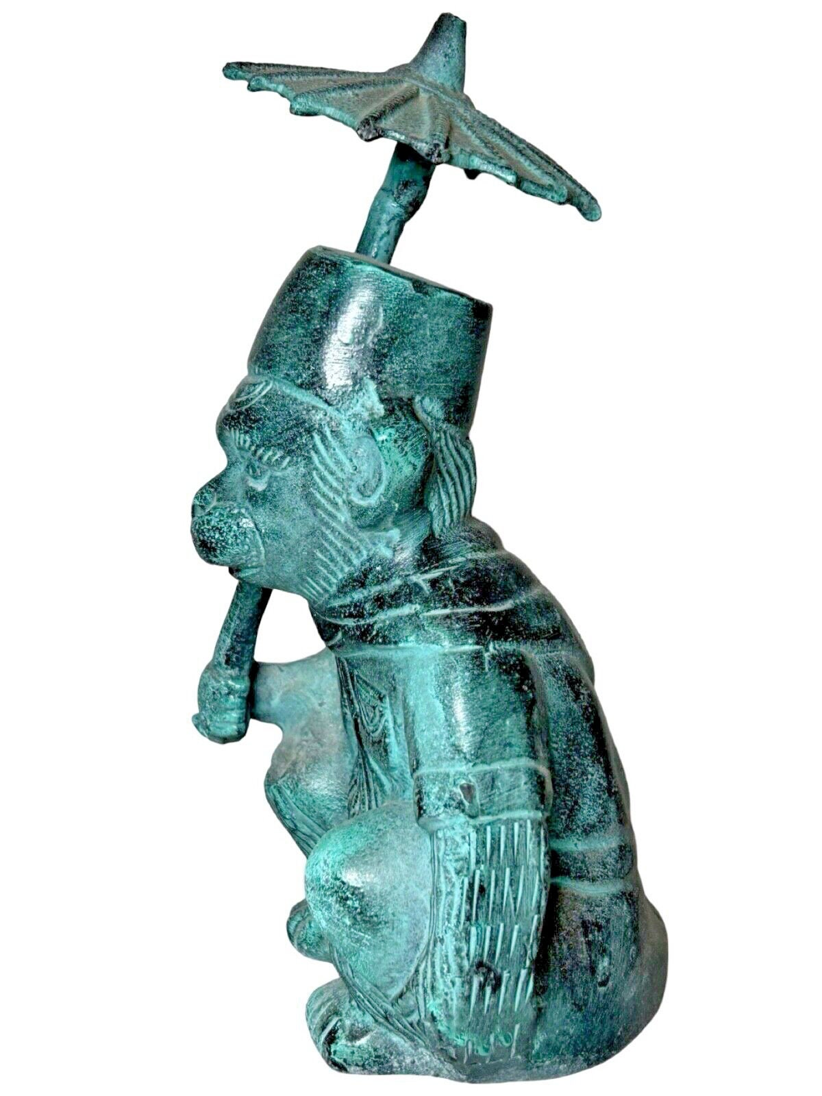 1920's/30's Moroccan Style Bronze Monkey With a Fez & Parasol - Etsy