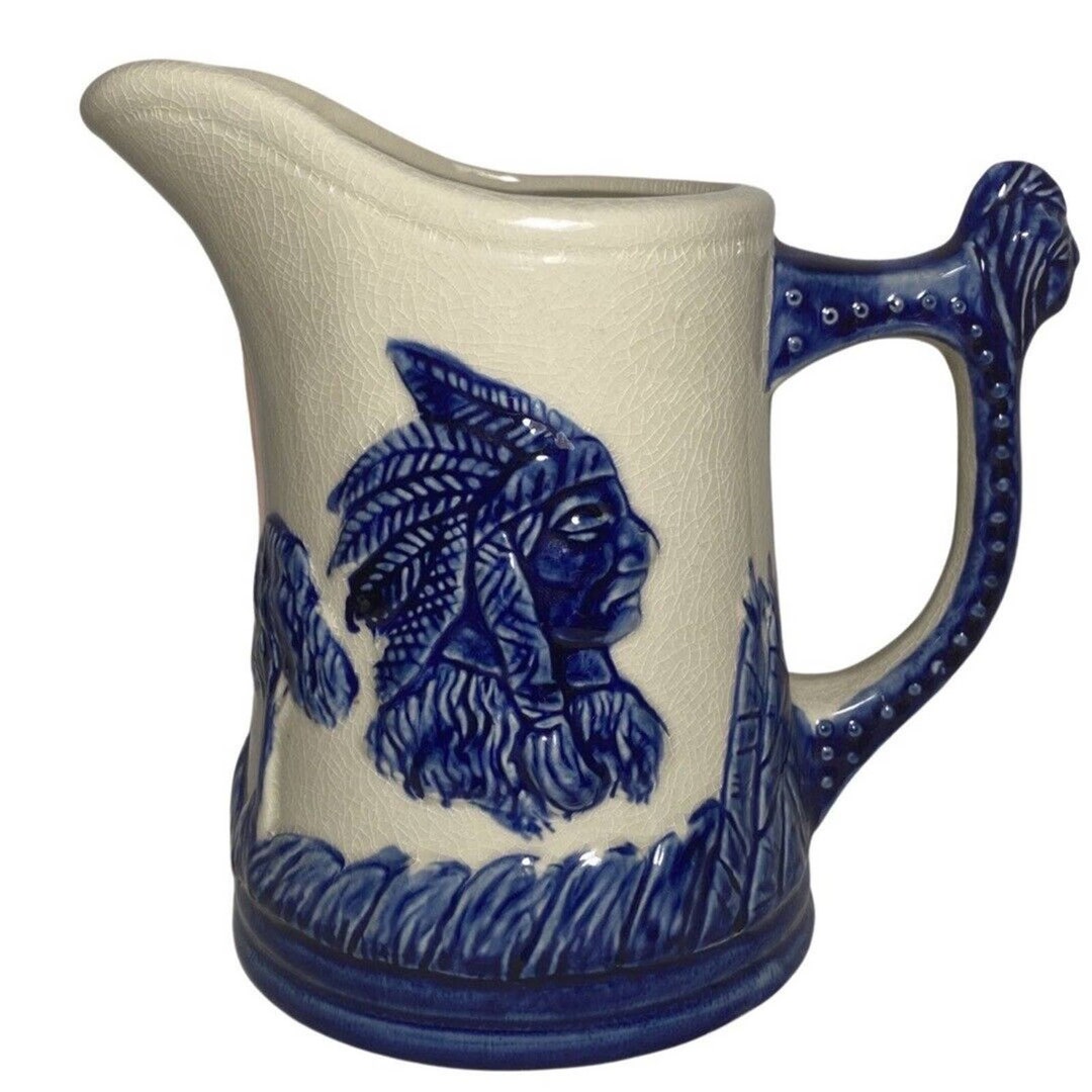 Excellent Vintage 1930's Old Sleepy Eye Pottery Pitcher Reproduction - Etsy