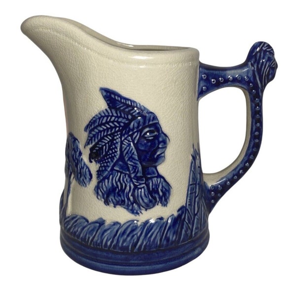 Excellent Vintage 1930's Old Sleepy Eye Pottery Pitcher - Etsy