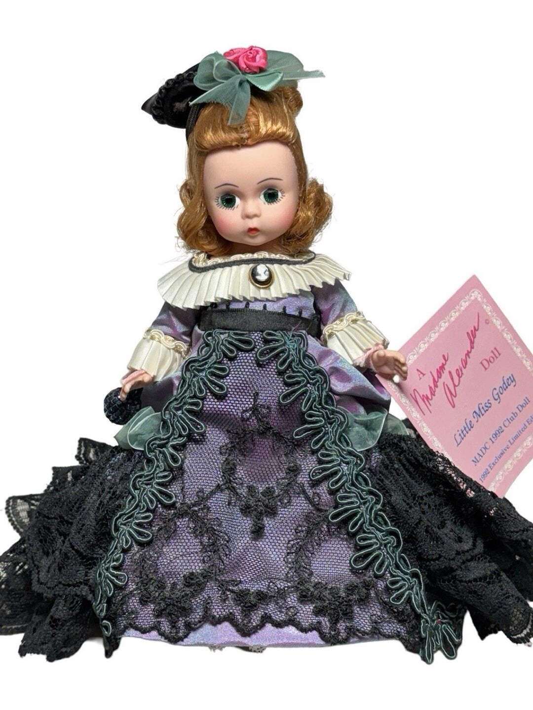 Madame Alexander 8" LITTLE MISS GODEY 1992 Club Doll W/ Tag No Box Red ...