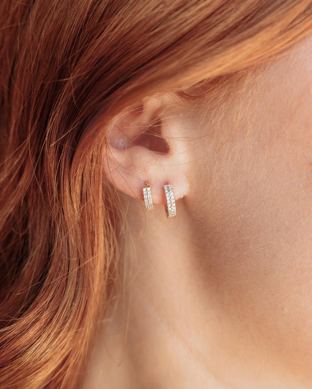 Studded Hoops, Classic Huggies, Classy Hoops, Mini Huggies, Small ...