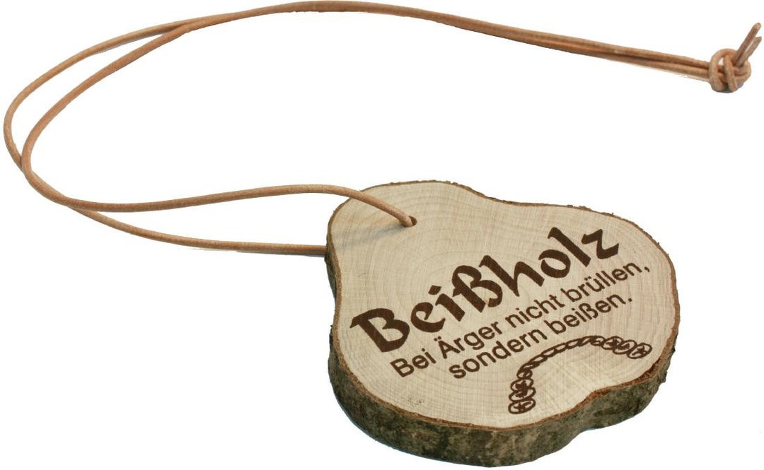 Funny Gift Bite Stick, Don't Tease, Bite, With Leather Strap, Also for ...