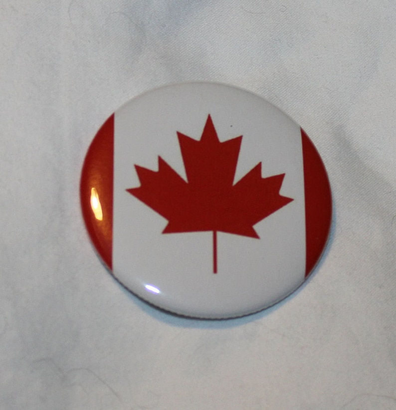 Canada Canadian Flag Magnet Pinback Button 2.25 Inch - Etsy