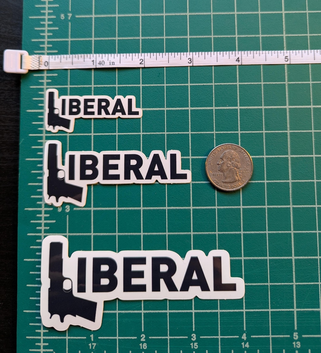 1911 Liberal Gun Owner Sticker 3 Sizes Pro-2a Second Amendment ...