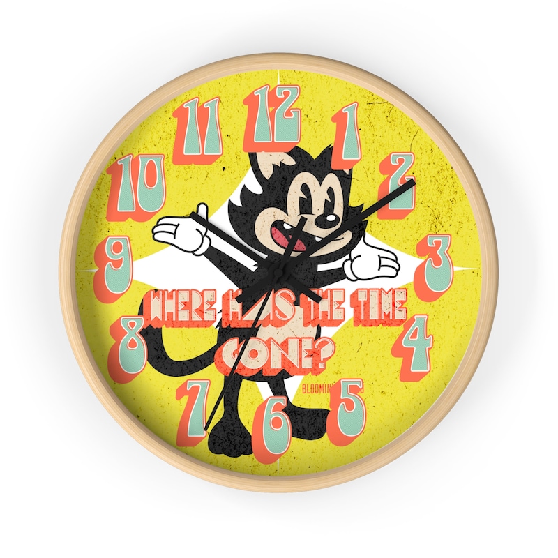 Felix the Cat Clock - Etsy