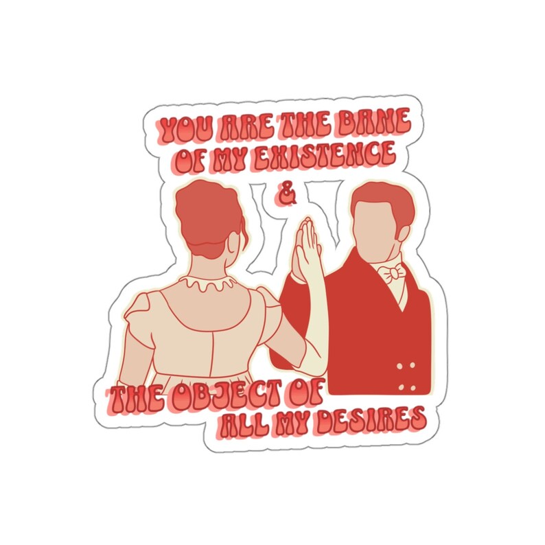 Bridgerton Sticker Bridgerton Party Kate and Anthony Bridgerton Party ...