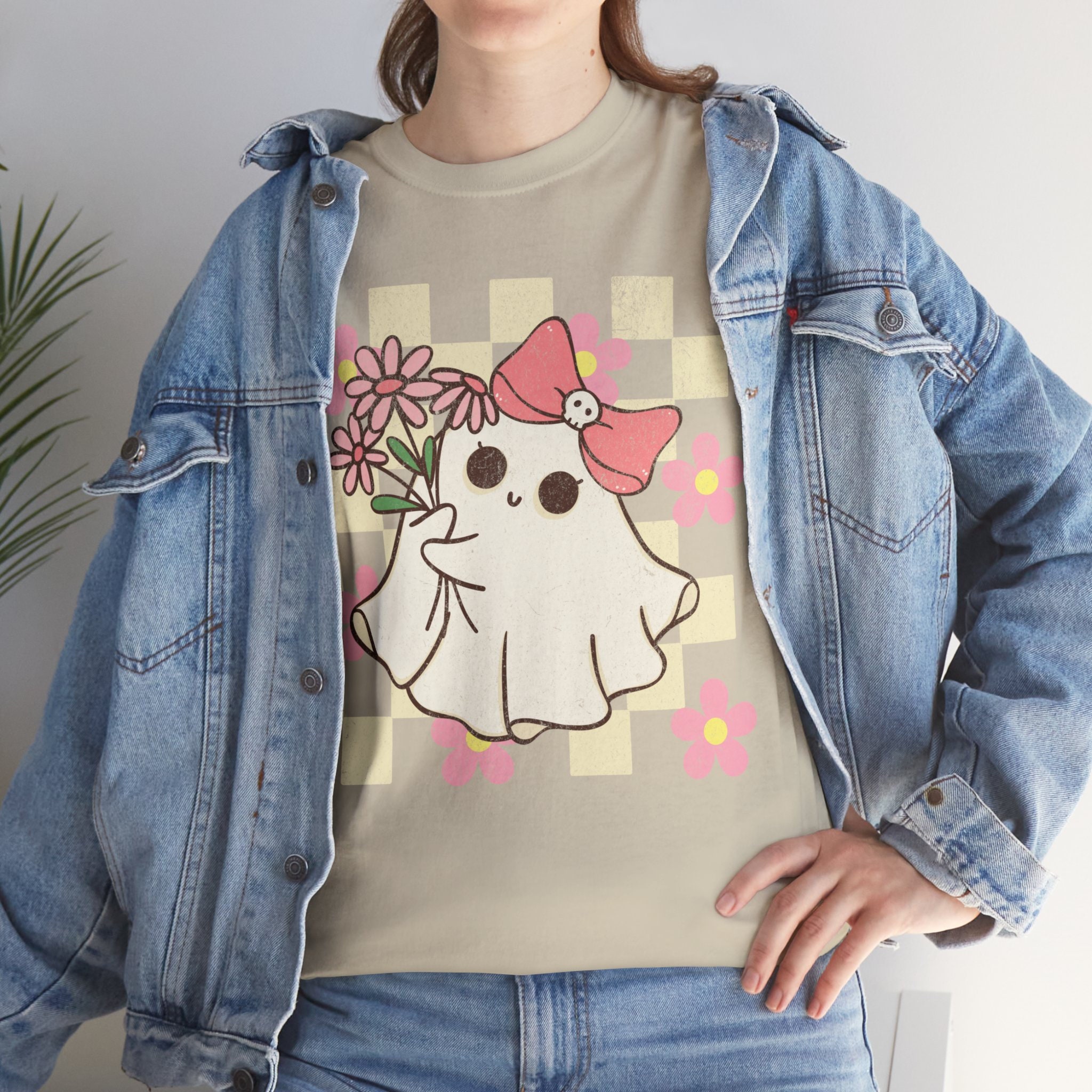 Soft Girl Era Viral Tik Tok Ghost Floral 90s Vintage Graphic Tee, Y2K ...