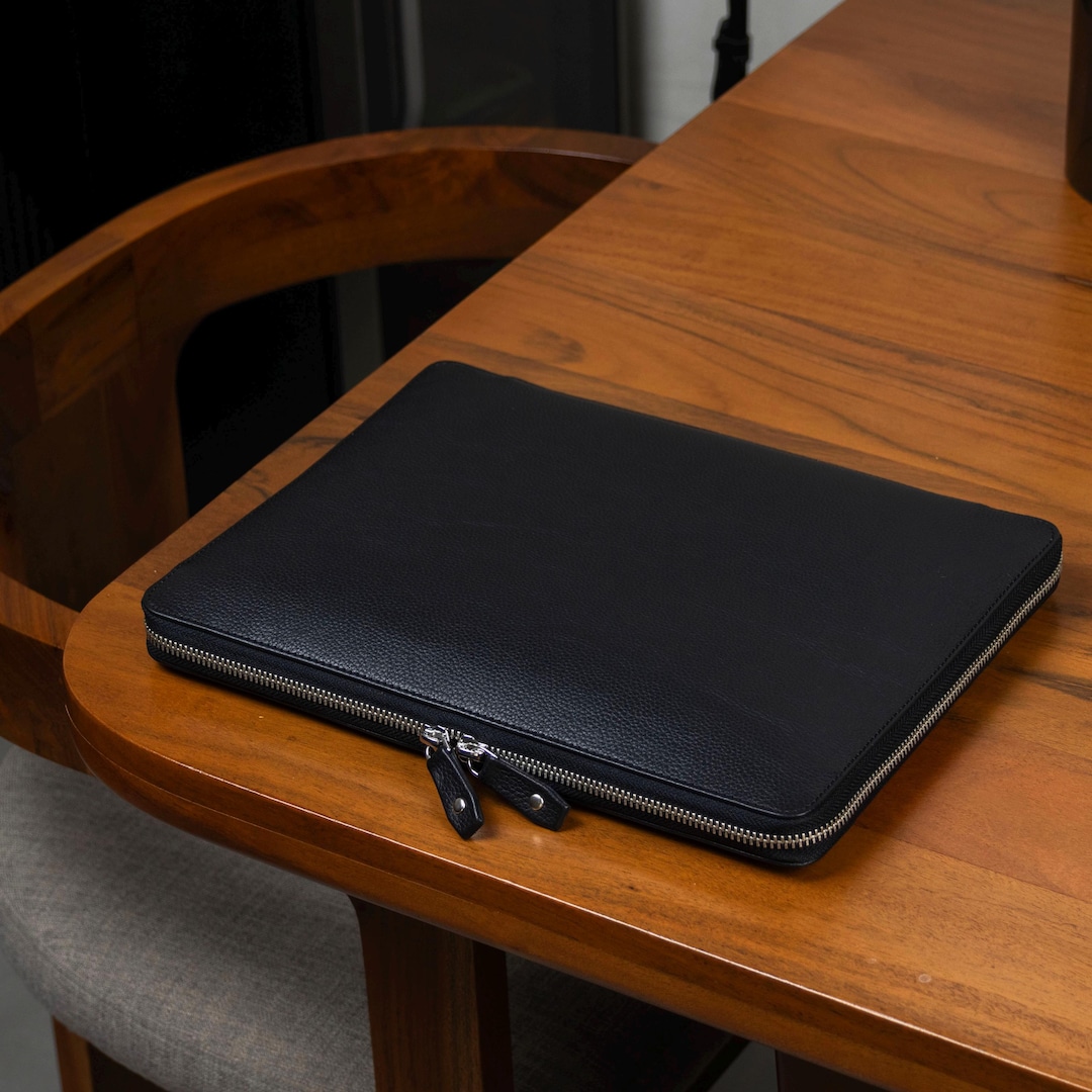 Leather Laptop Case for Dell XPS 13, 15 & 17 Inch - Zippered - Etsy