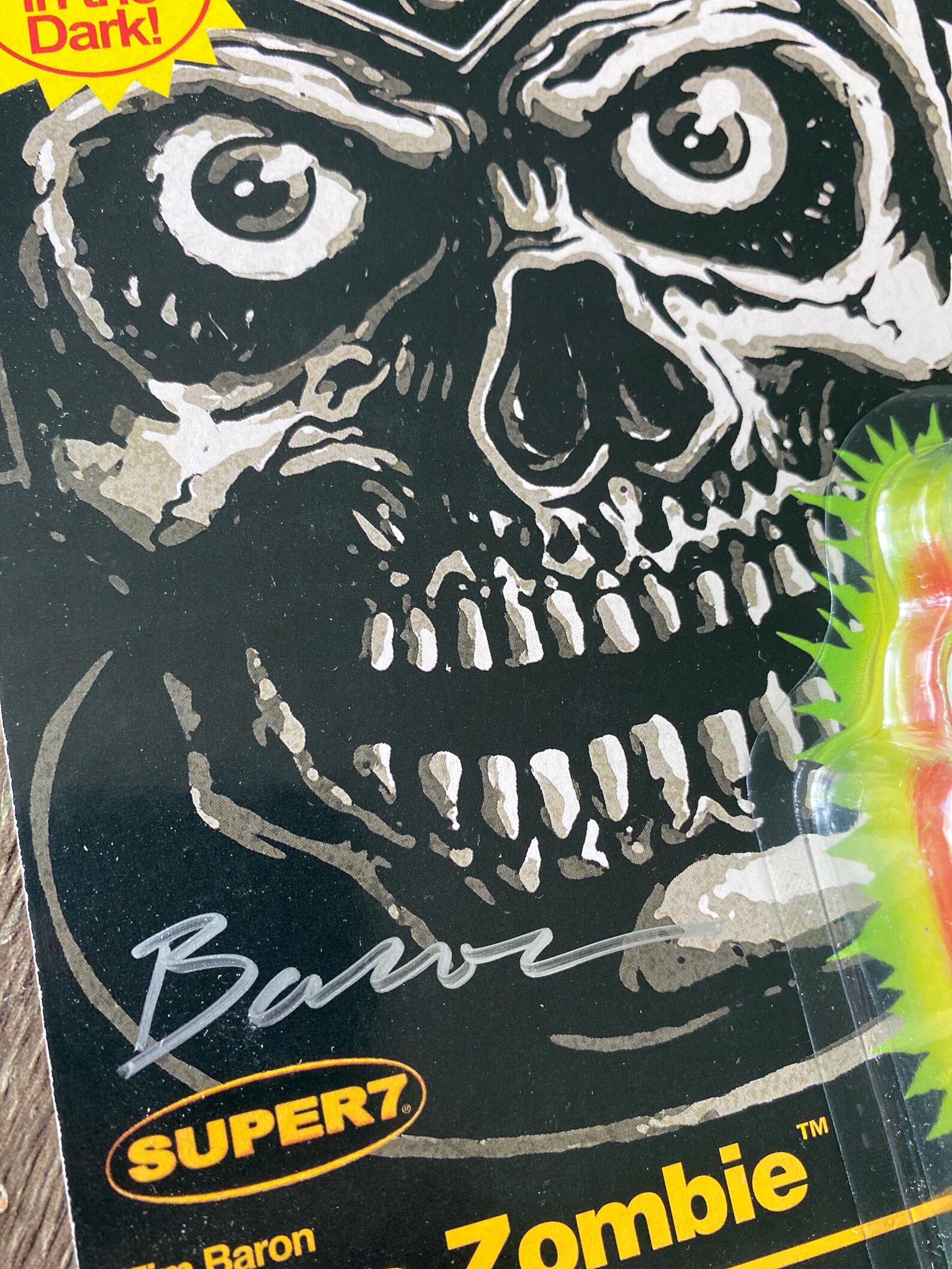 Signed Super7 Tim Baron “astro Zombie” Wave 4 GLOW Action Figure - Etsy