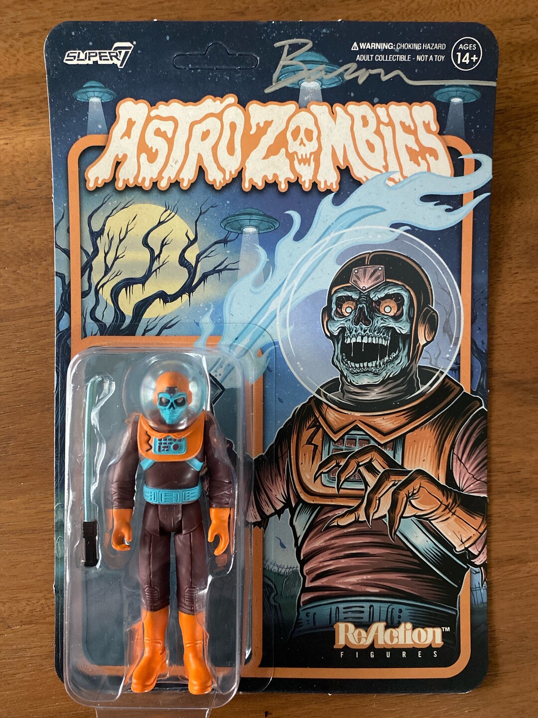 Signed Super7 Tim Baron “astro Zombie” Wave 3 Action Figure - Etsy