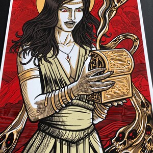 Techne Skateboards Greek Mythology Pandora’s Box of Horror 12”x24 ...