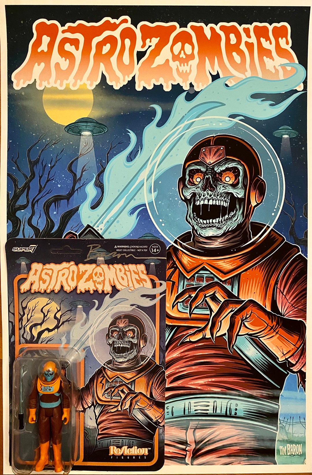 Signed astro Zombie Wave 3 Figure Signed Poster Lot - Etsy