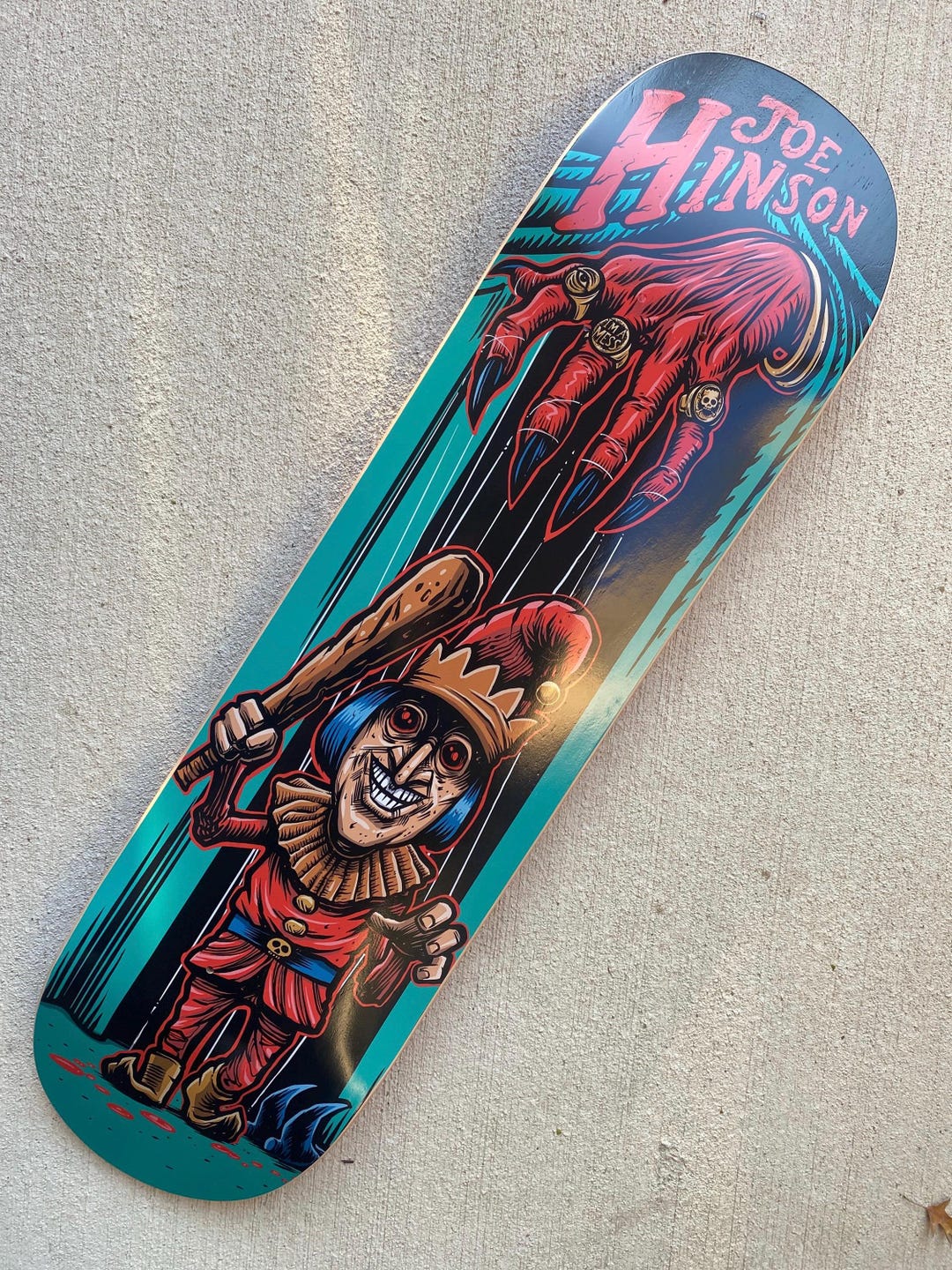 Original Signed Techne Skateboards Joe Hinson Skateboard Deck 8.25 - Etsy