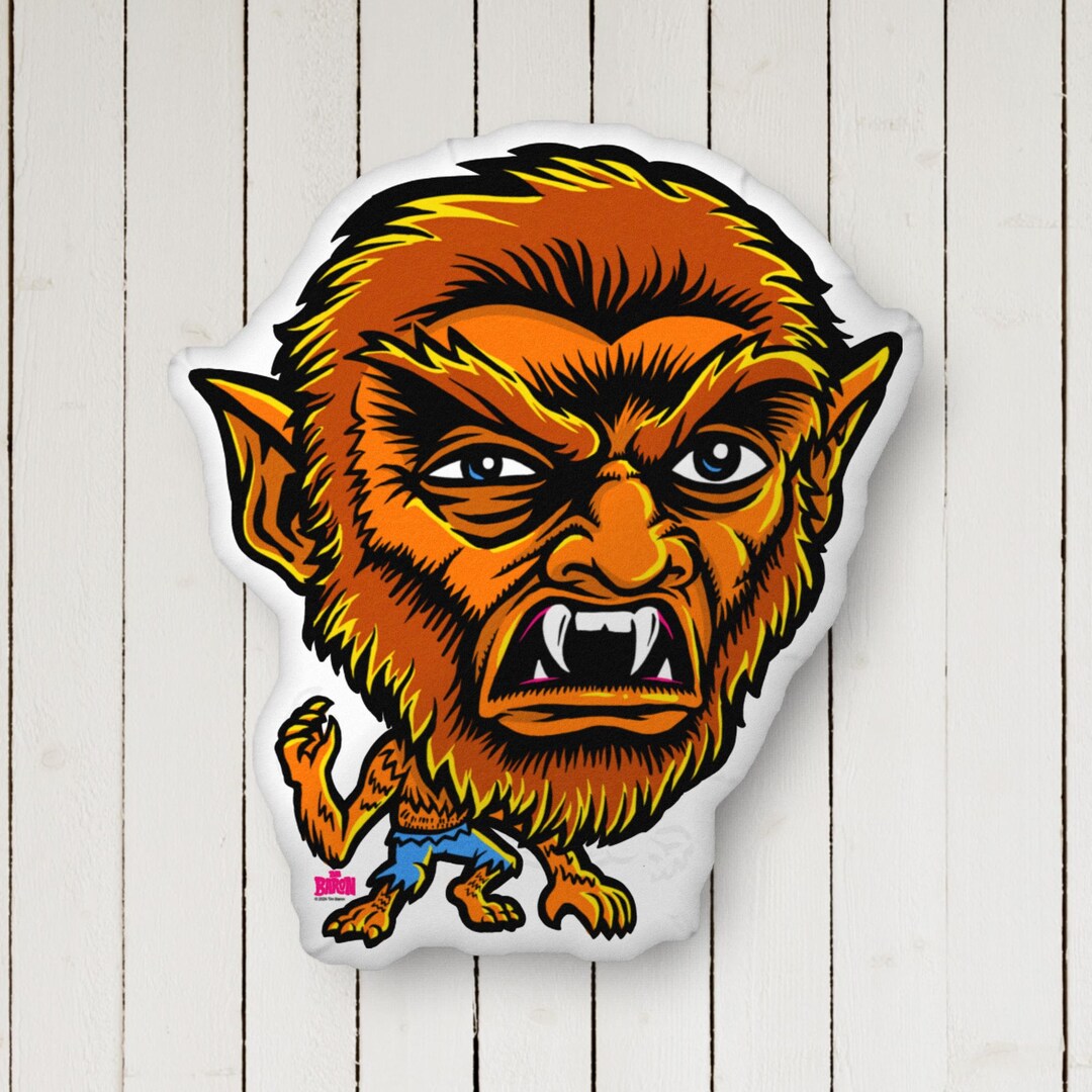 22" Tall Pillow Villain Werewolf Custom-shaped Pillow - Etsy