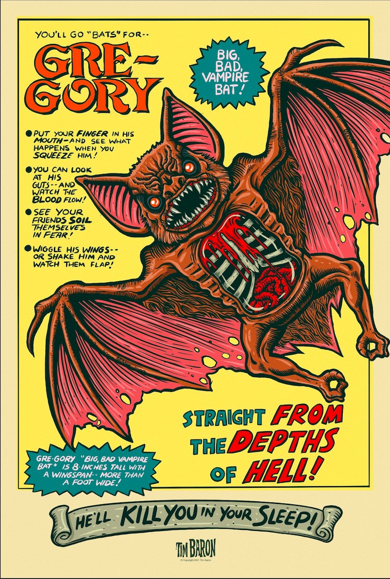 12”x18” GRE-GORY Giclee Poster Print - Etsy