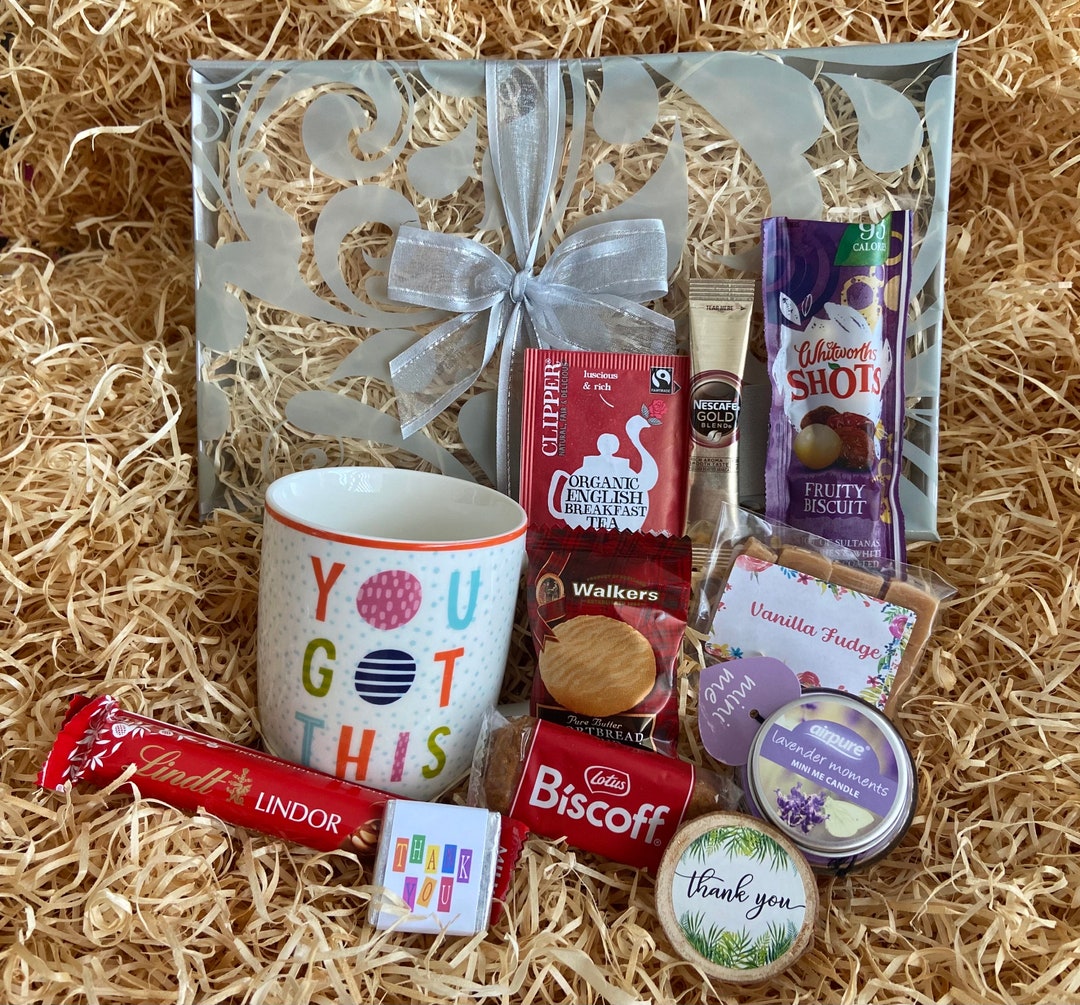 Personalised Afternoon Tea, Coffee Fudge Treats Gift Hamper With Choice ...