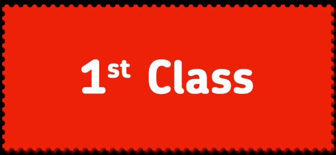 Royal Mail 1st Class Delivery Upgrade - Etsy
