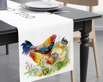 Table Runner Chicken - Etsy